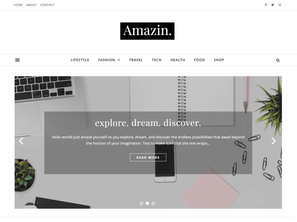 Amazin Theme - Optima Themes